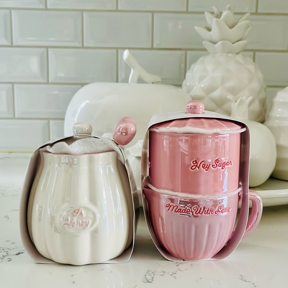 Target | Dining | Target Bulleyes Ceramic Honey Pot Sugar And Creamer ...